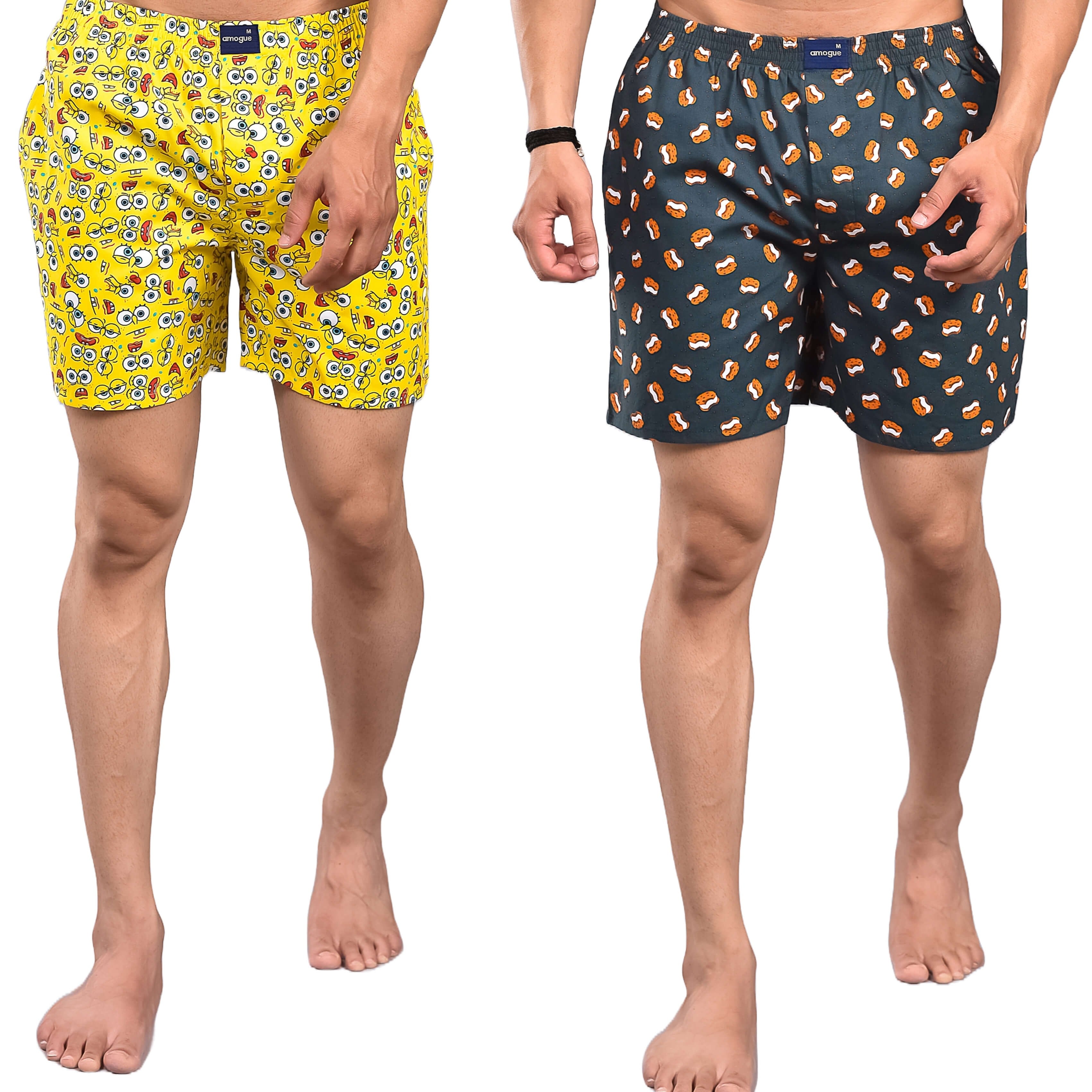 Cookie Emoji Funky Printed Men Boxers Combo – Amogue
