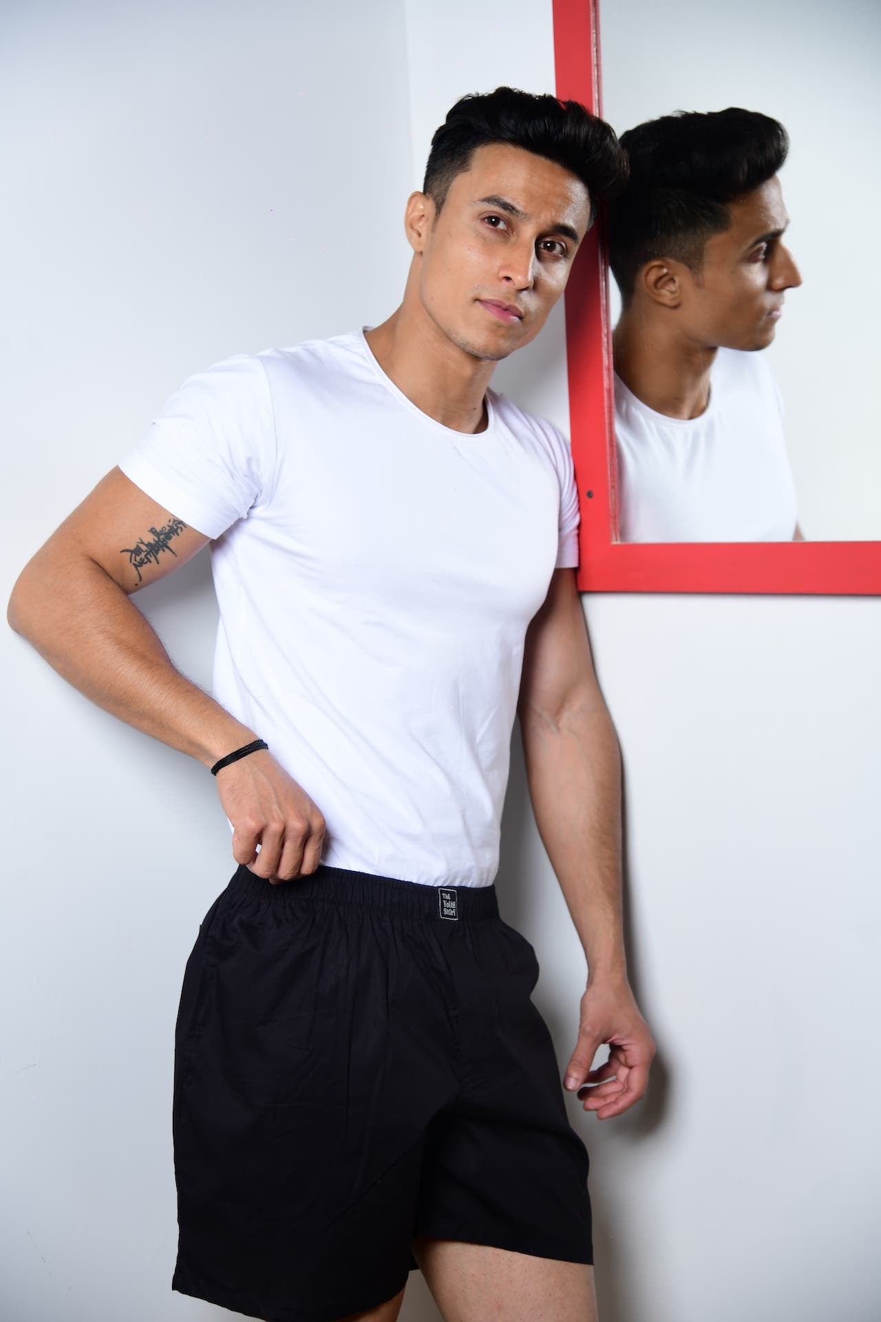 Solid Black Color Pure Cotton Boxer For Men | Amogue